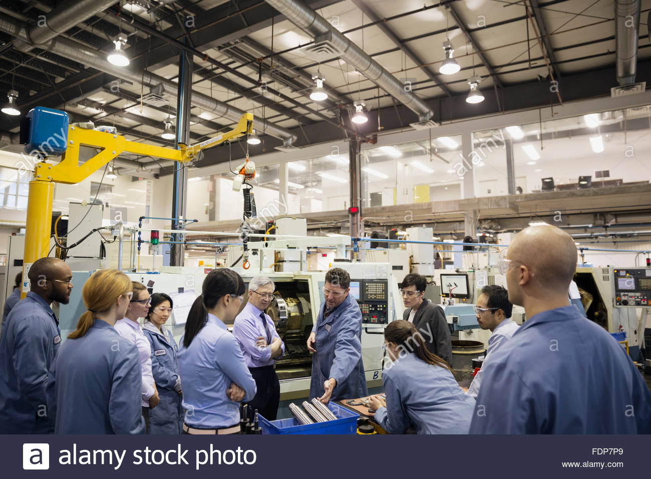 Factory workers supervisor hi-res stock photography and images - Alamy