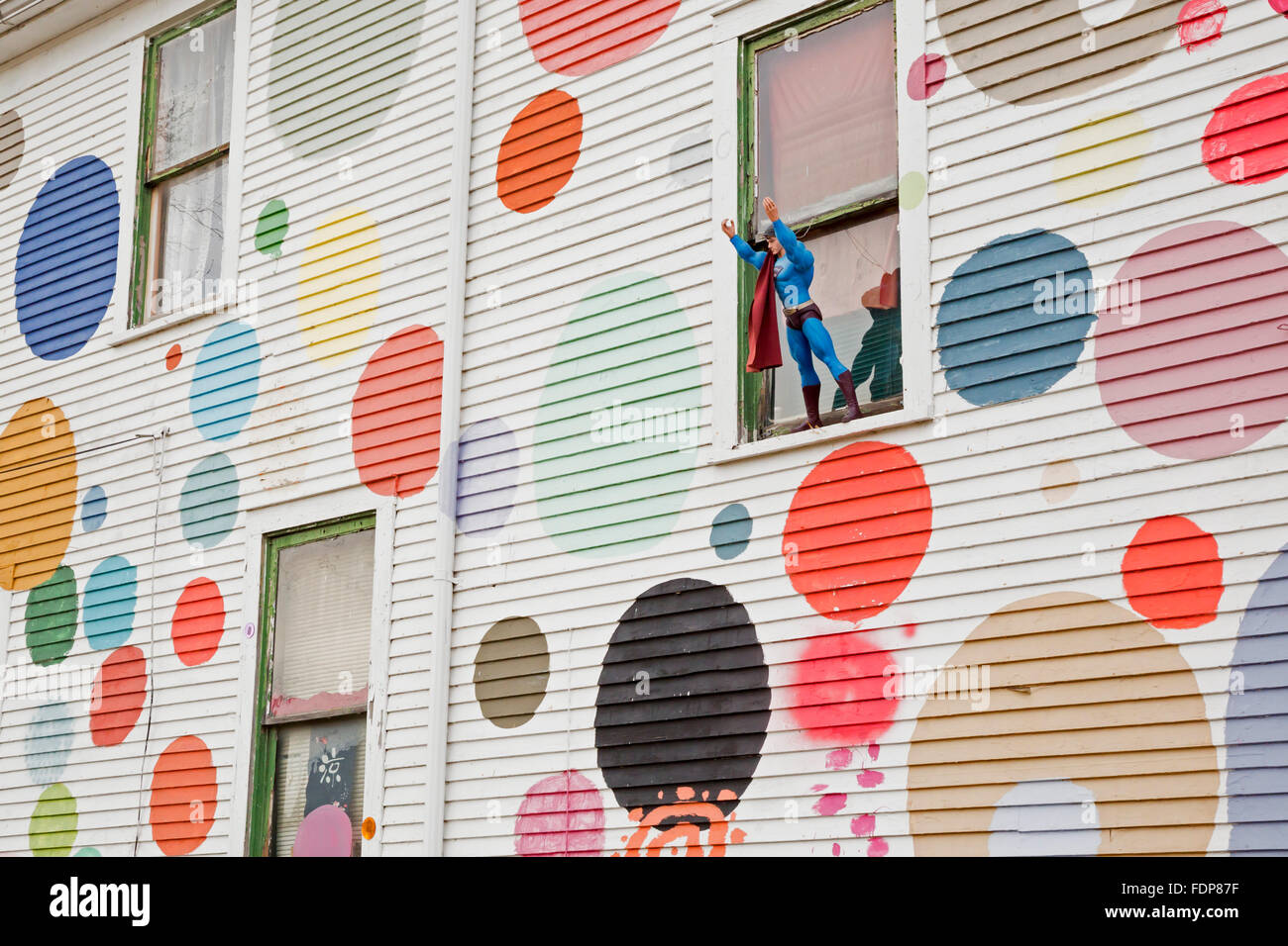 Detroit Michigan -- The Heidelberg Project, an outdoor public art ...