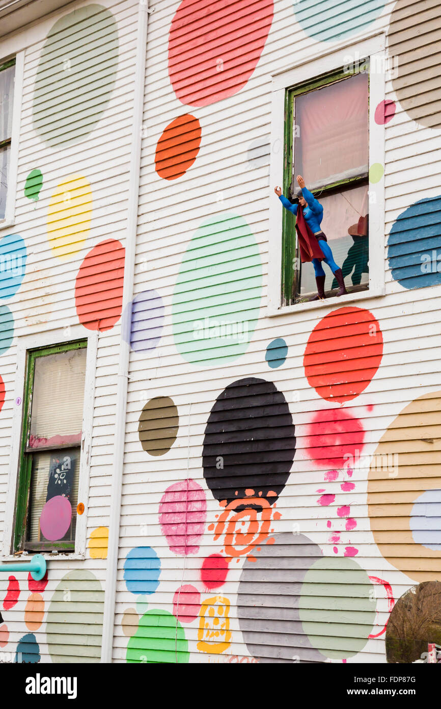Detroit Michigan -- The Heidelberg Project, an outdoor public art ...