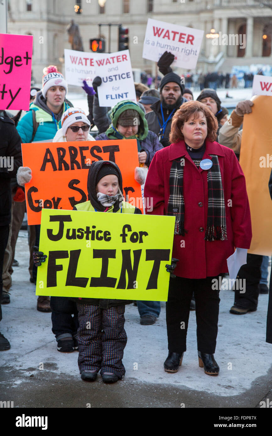 Flint michigan water protest hi-res stock photography and images - Alamy