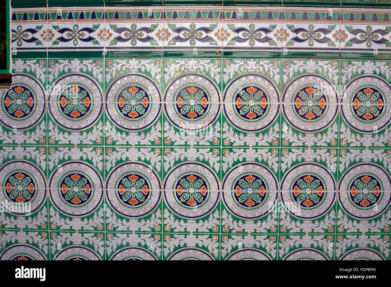 Ceramic Tiles in Nerja , a sleepy Spanish Holiday resort on the Costa ...