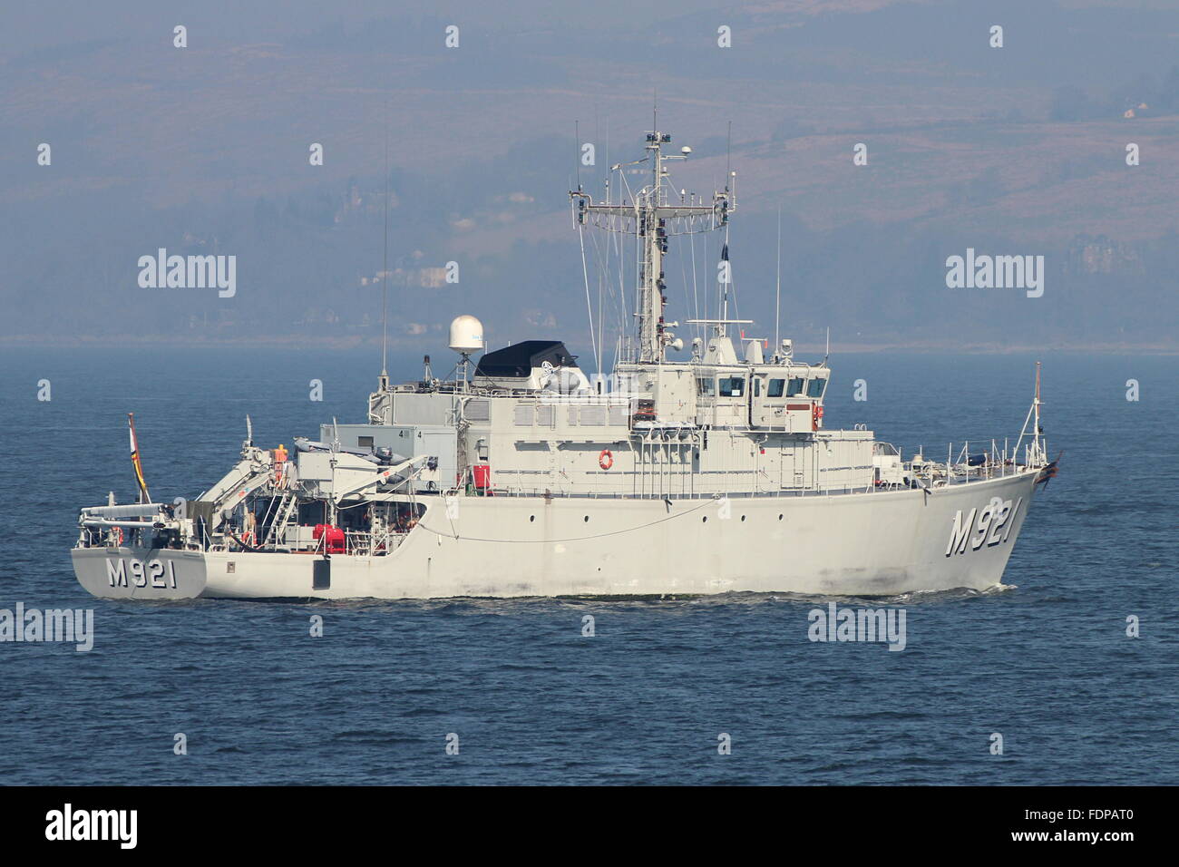 BNS Lobelia (M921), a Tripartite-class (or Flower-class) minehunter ...