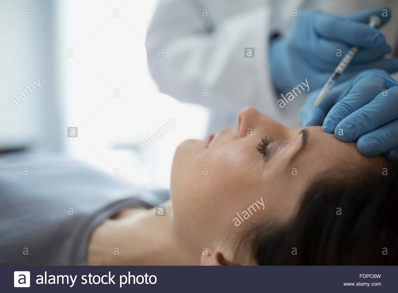 Botox forehead hi-res stock photography and images - Alamy