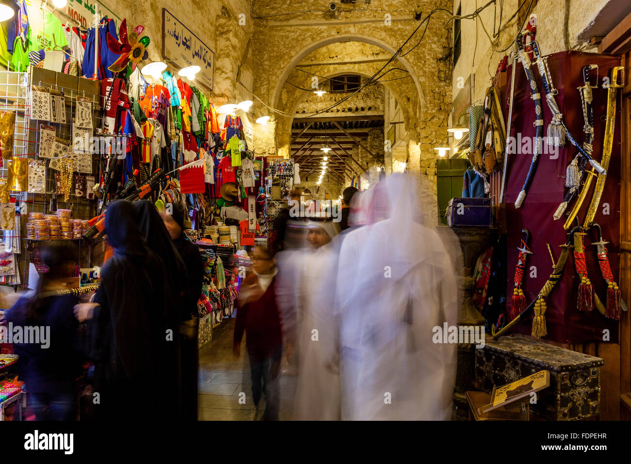 Colourful Shops In The Souk Waqif, Doha, Qatar Stock Photo - Alamy
