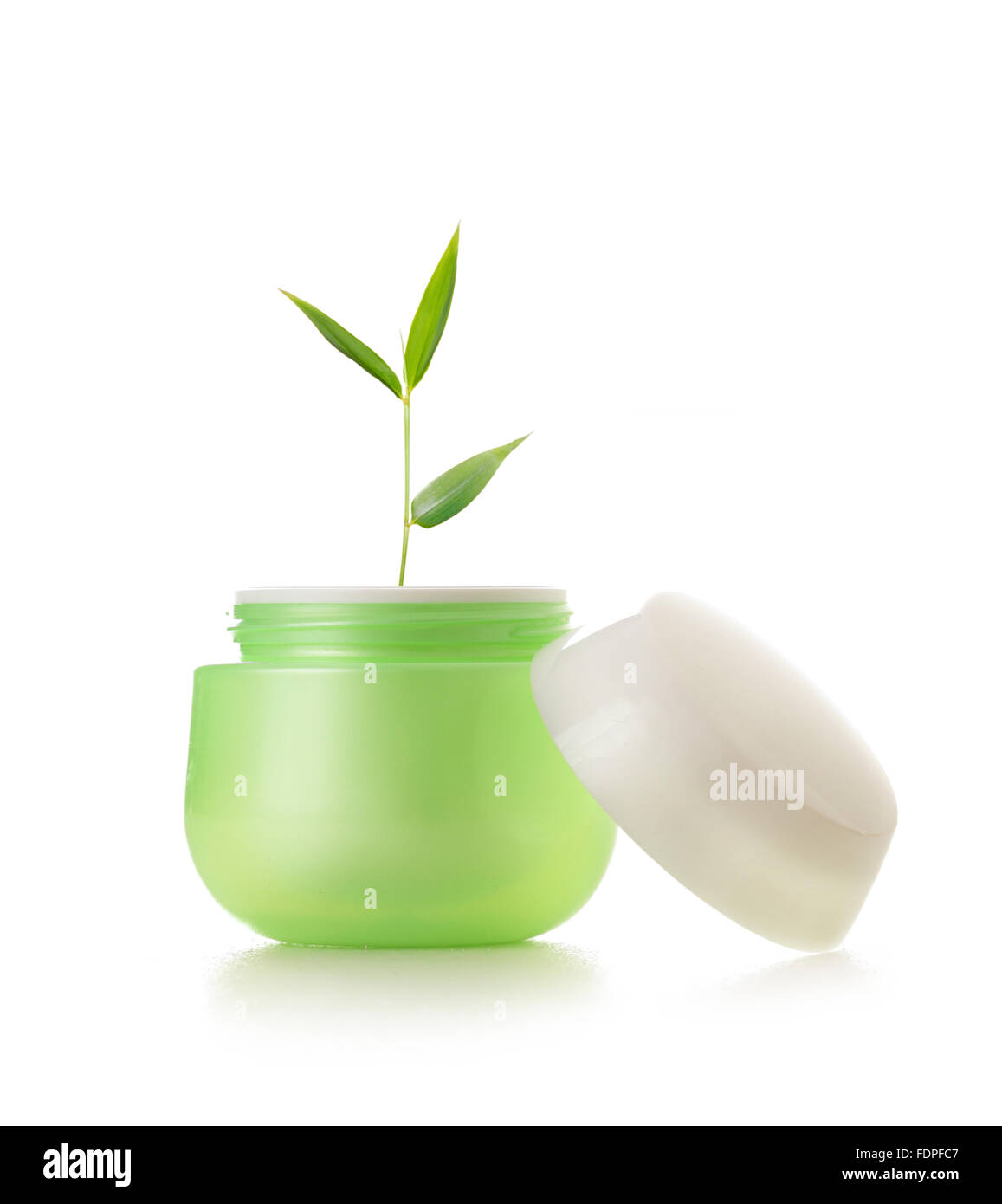 Jars natural cosmetic products Cut Out Stock Images & Pictures - Alamy