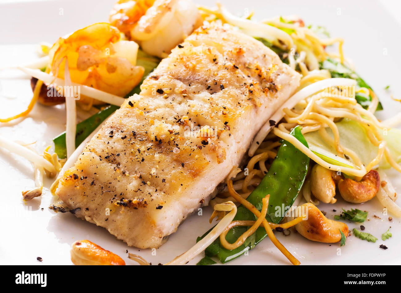 asian cuisine,fish fillet,parrotfish Stock Photo - Alamy