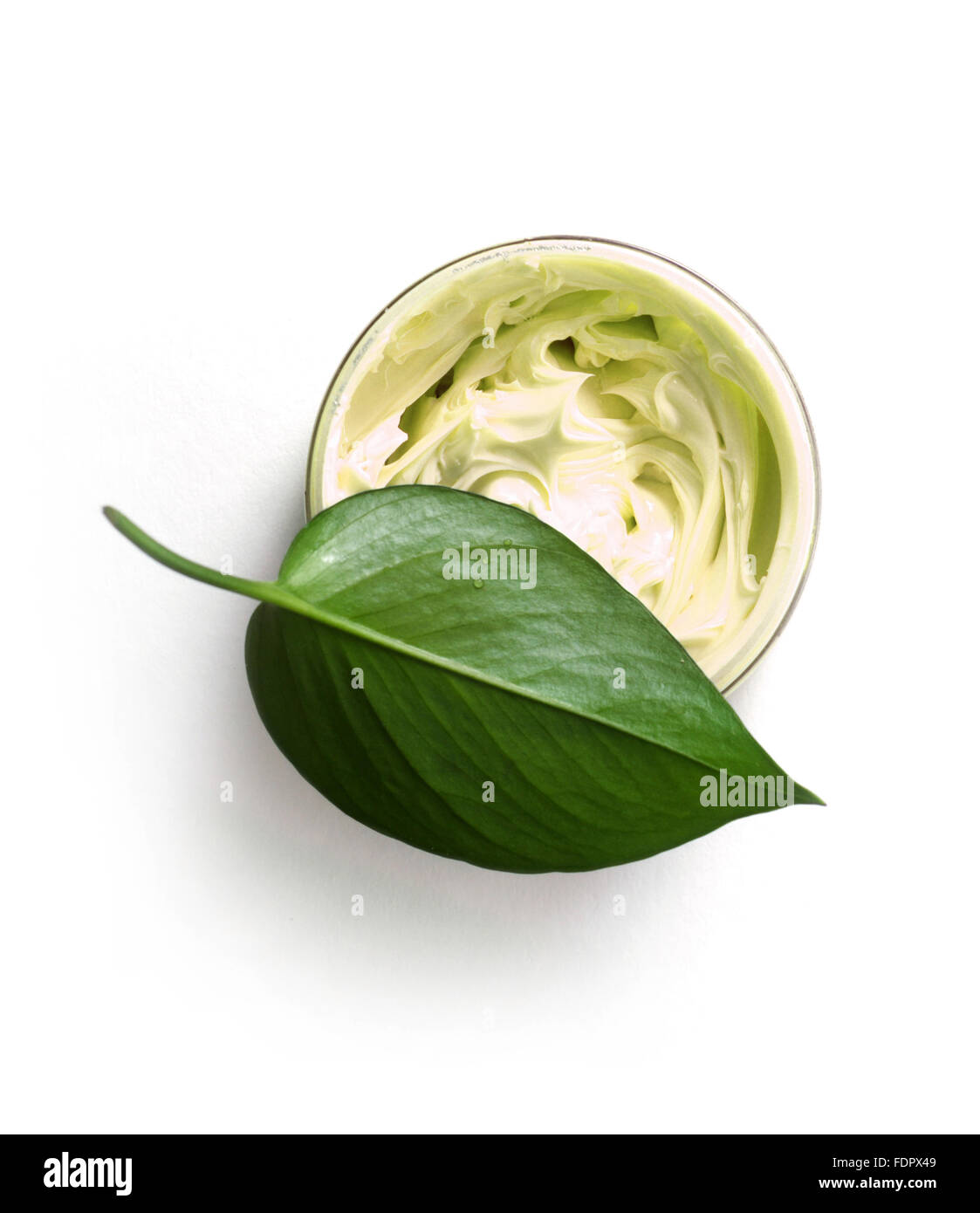 Jars natural cosmetic products Cut Out Stock Images & Pictures - Alamy