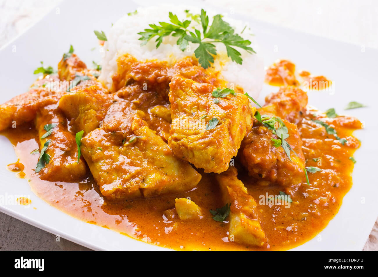 fish dish,fish curry Stock Photo - Alamy