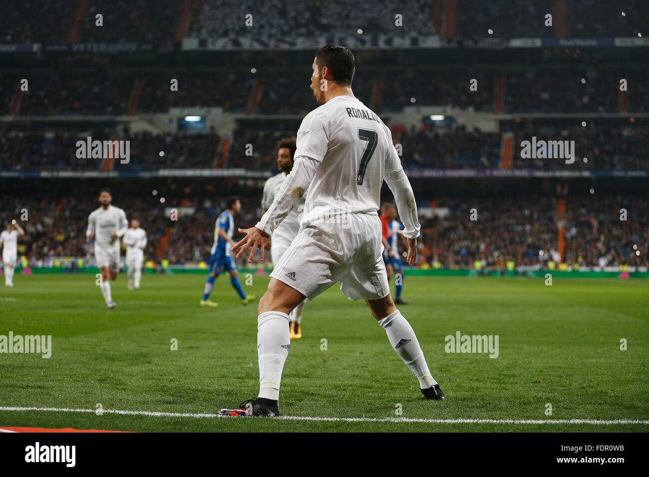 Madrid, Spain. 31st Jan, 2016. Cristiano Ronaldo (Real) Football/Soccer ...