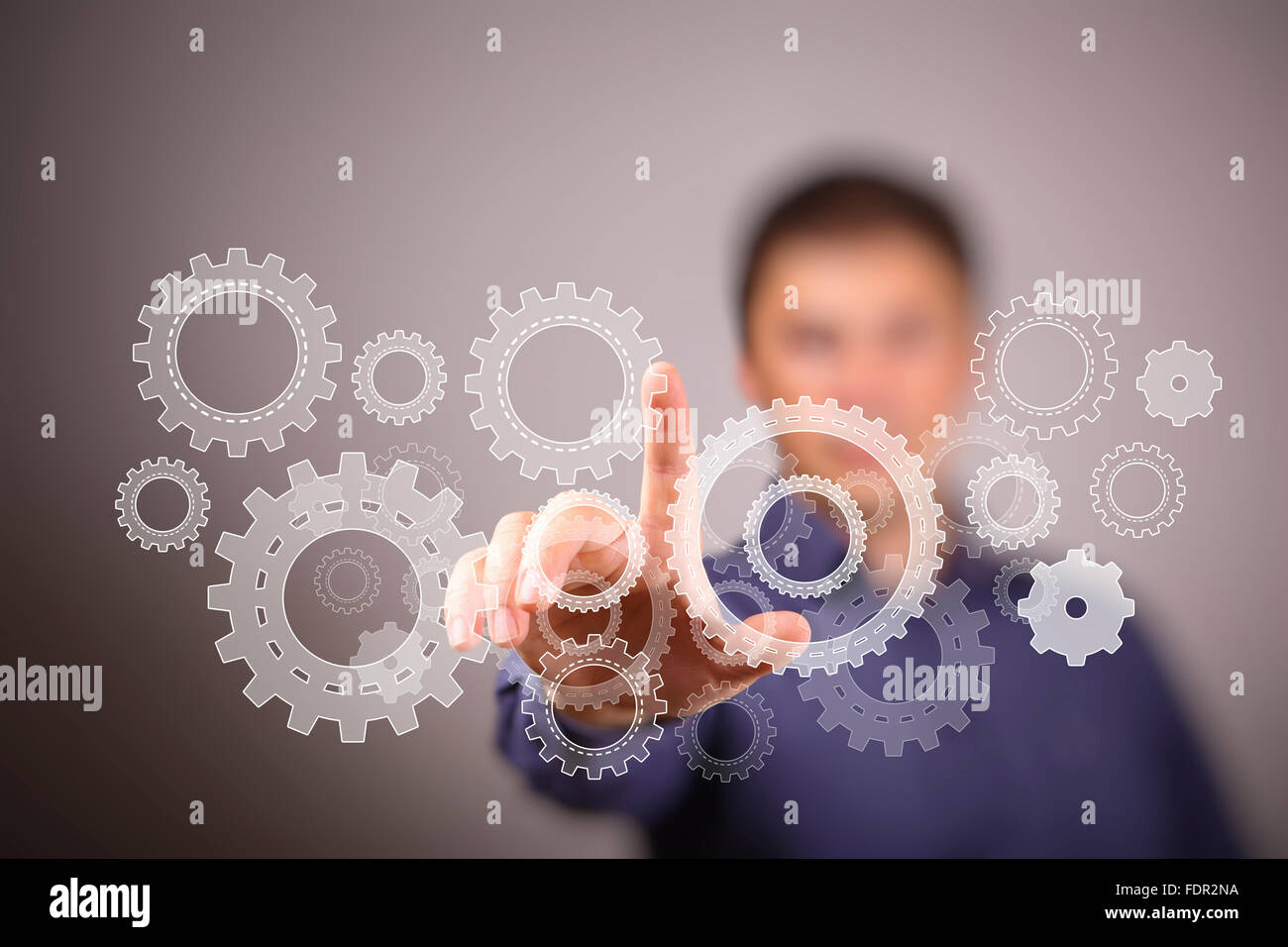 Colour wheels as symbols of engineering and design Stock Photo - Alamy