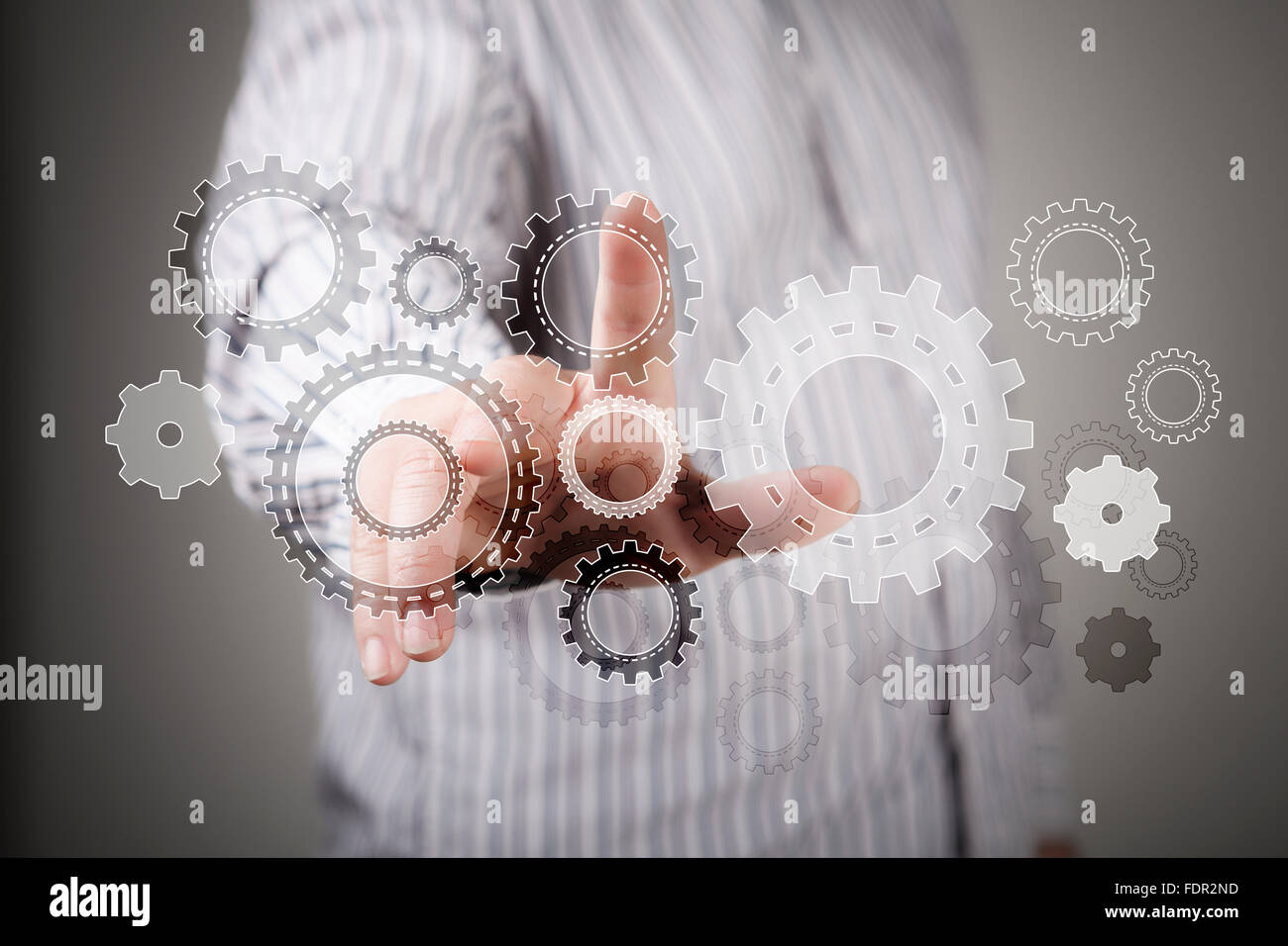 Colour wheels as symbols of engineering and design Stock Photo - Alamy