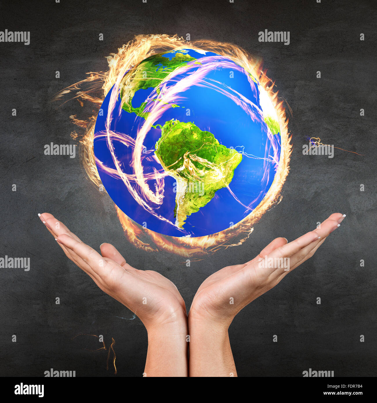 Earth physical map hi-res stock photography and images - Alamy