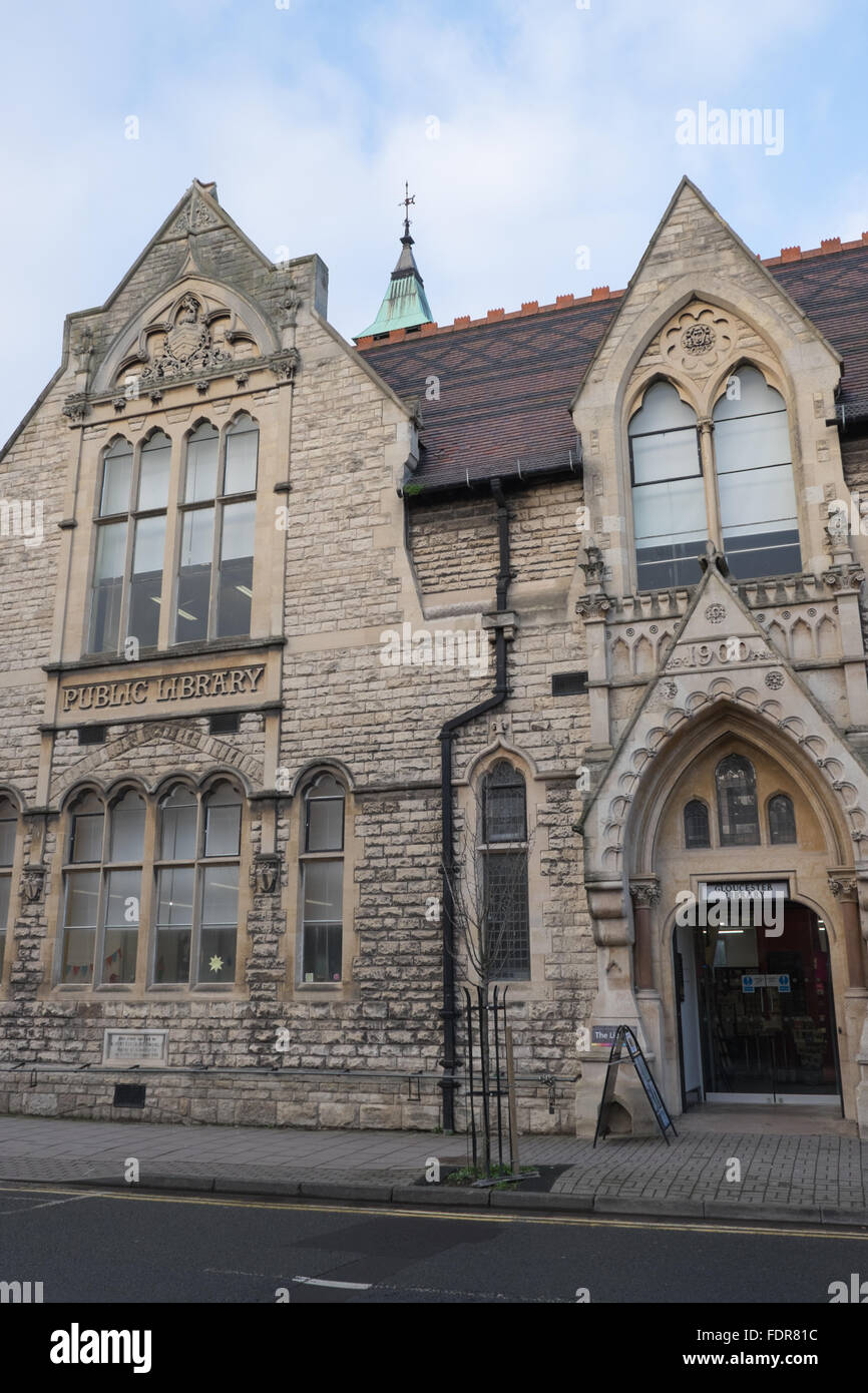 Public library in Gloucester,England Stock Photo - Alamy