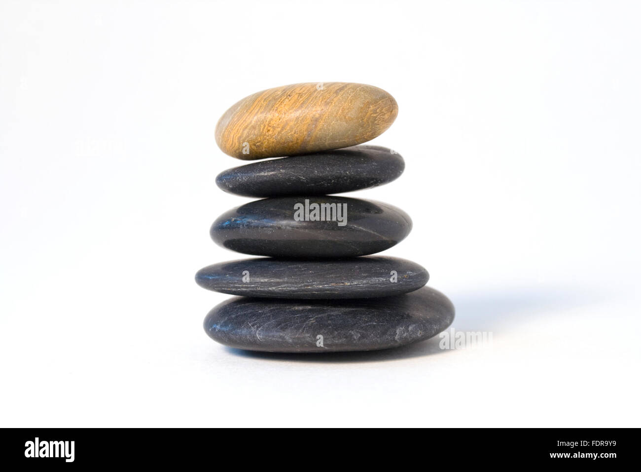 Stack of river stones Stock Photo - Alamy