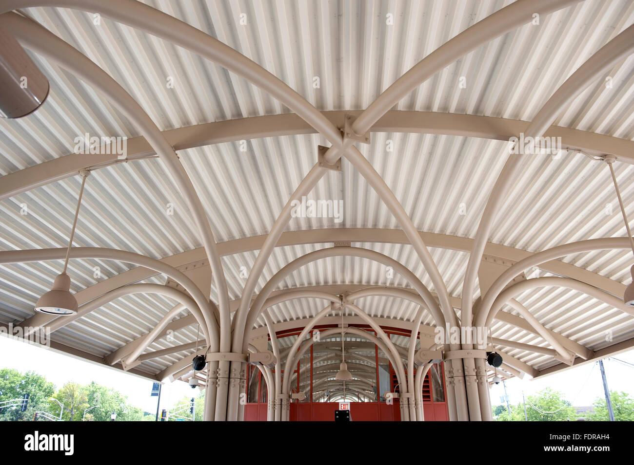 Abstract Roof Design Stock Photo - Alamy