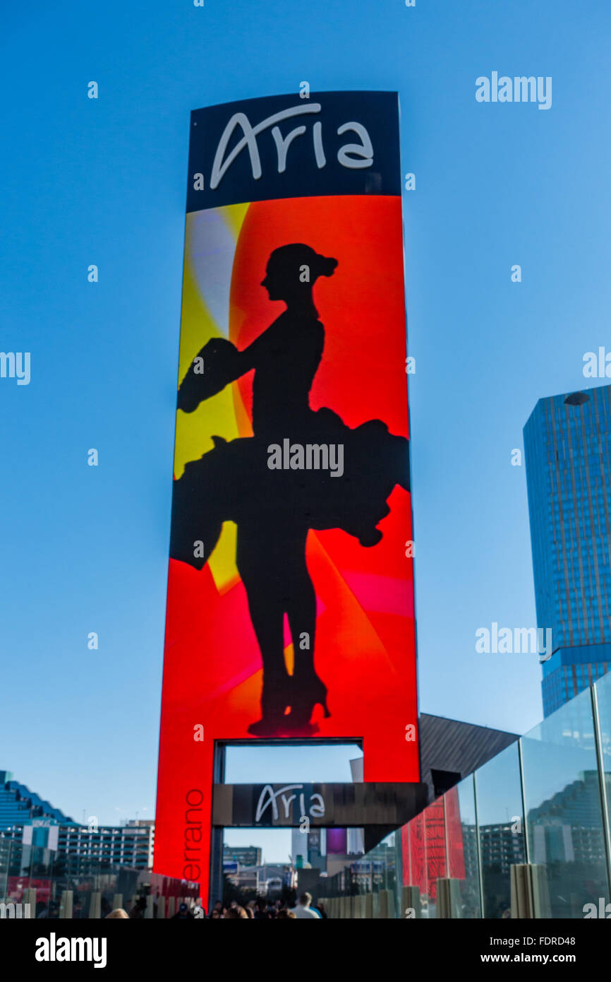 Aria digital casino signage sign hi-res stock photography and images ...