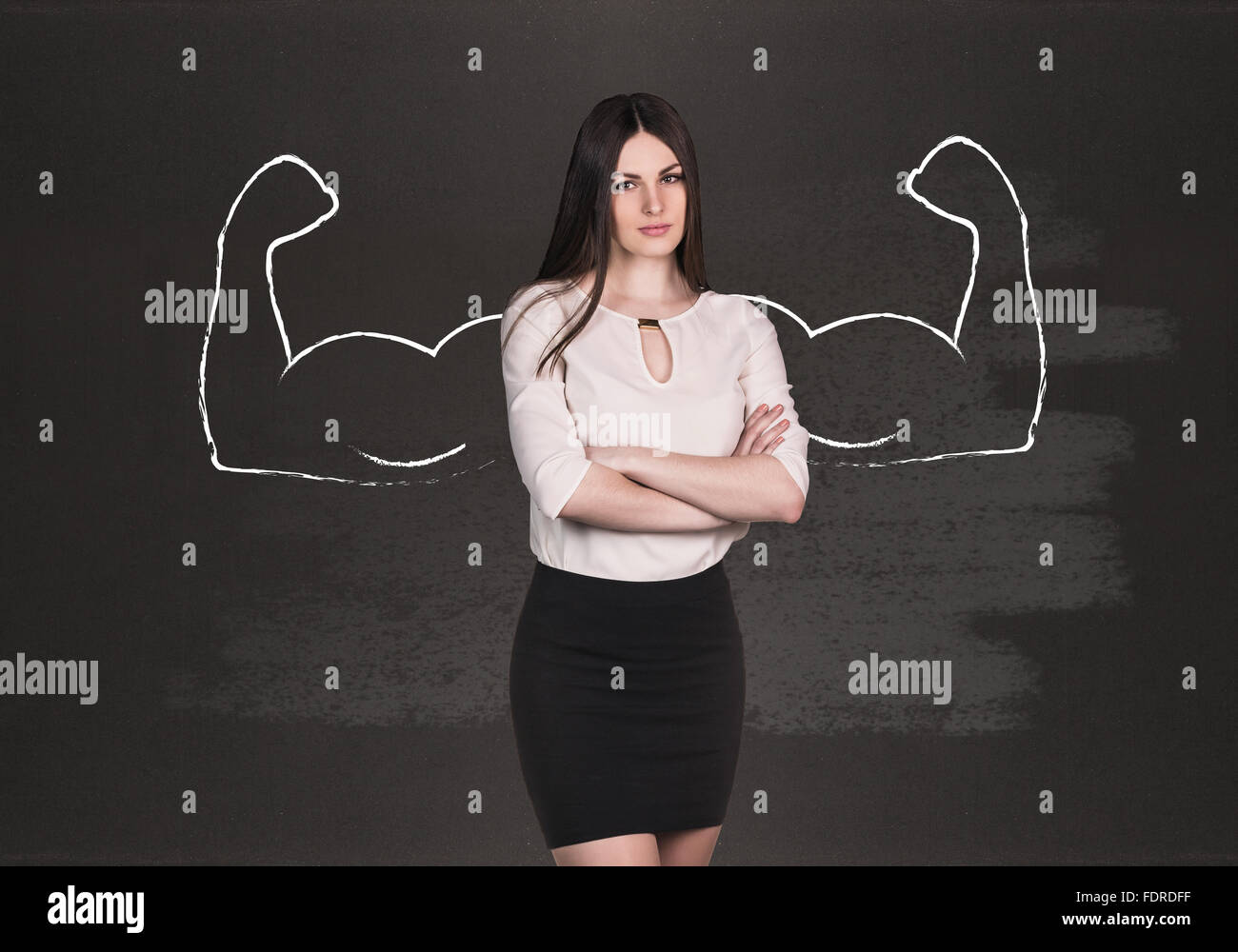 Powerful business woman hi-res stock photography and images - Alamy