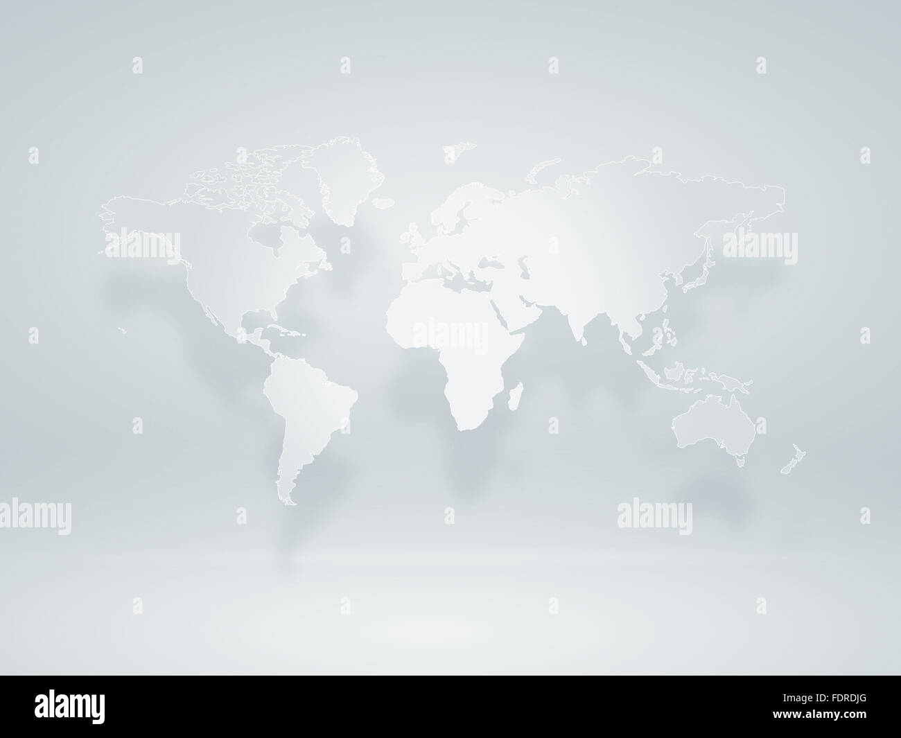 Image of a light blue world map Stock Photo - Alamy Image of a light blue world map Stock Photo - Alamy