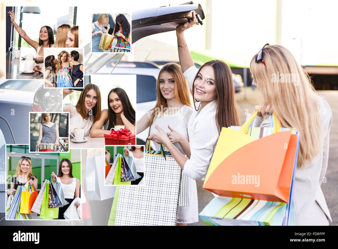 Women after shopping Stock Photo - Alamy