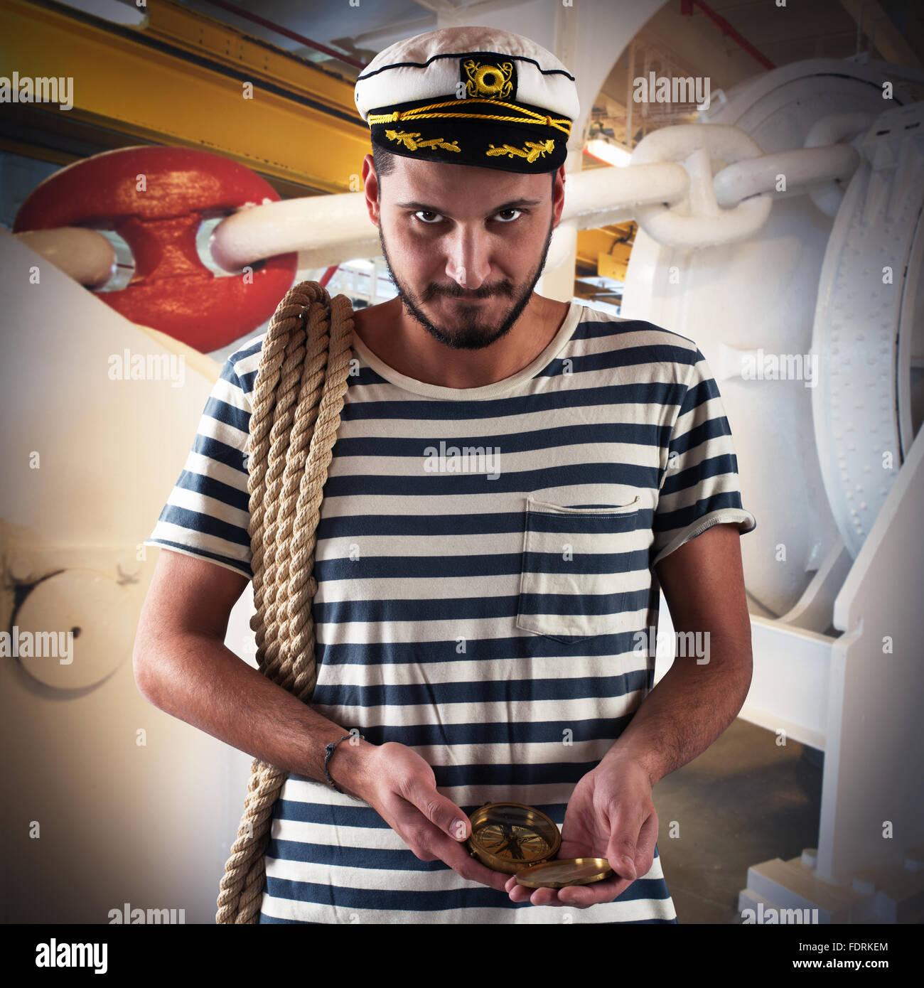 Sailor cap hi-res stock photography and images - Alamy