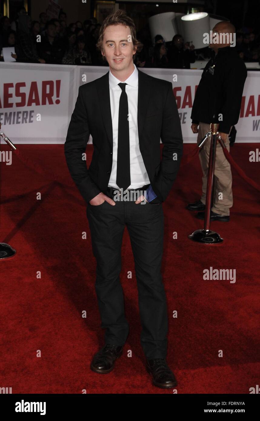 Stephen Ellis at arrivals for HAIL CAESAR! Premiere, Regency Westwood ...