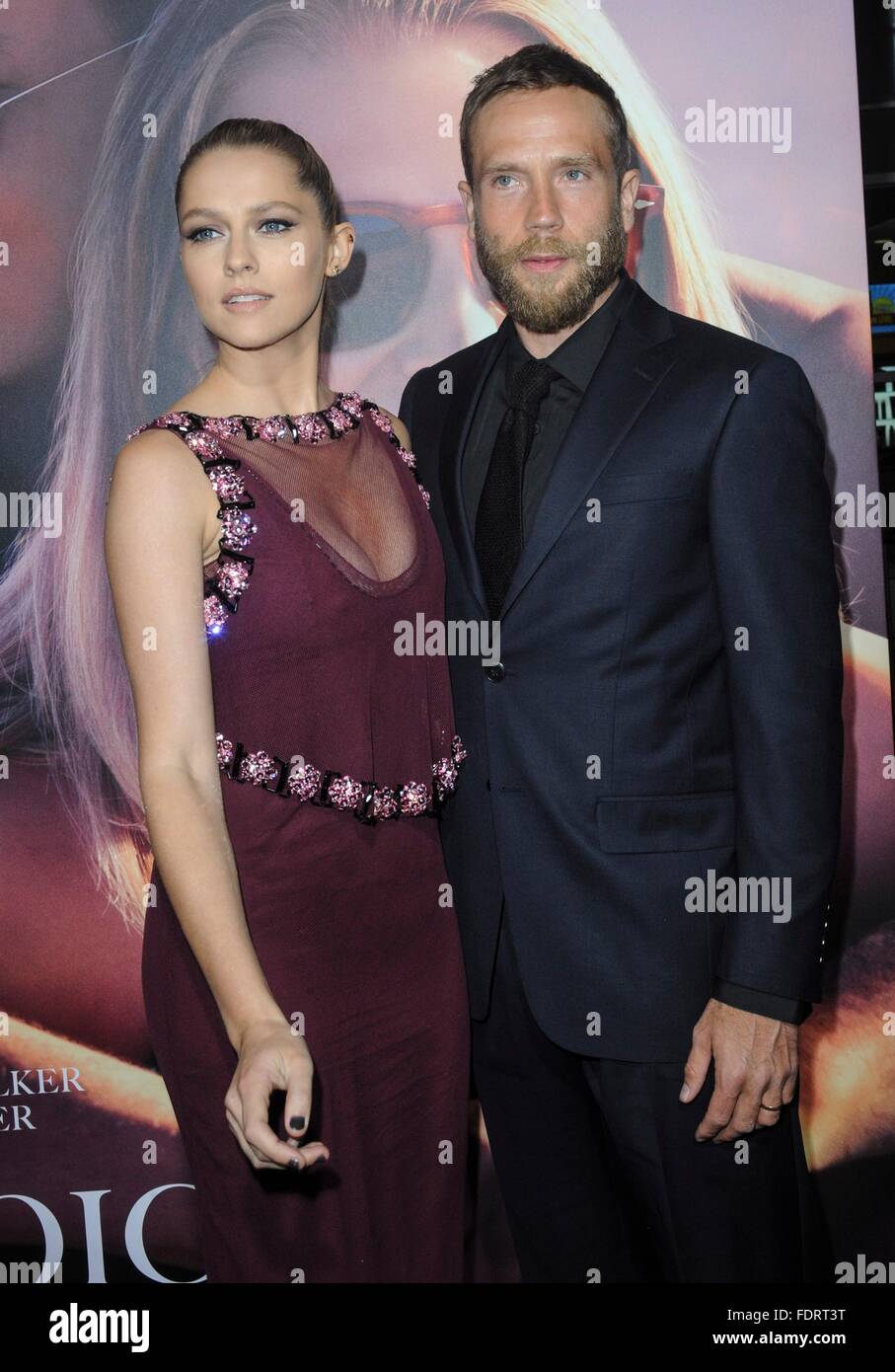 Los Angeles, CA, USA. 1st Feb, 2016. Teresa Palmer, Mark Webber at ...