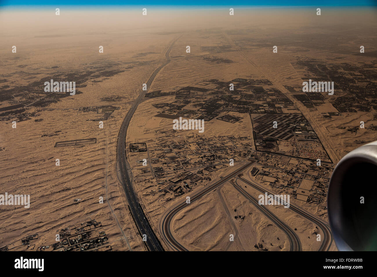 aerial view of desert Stock Photo - Alamy