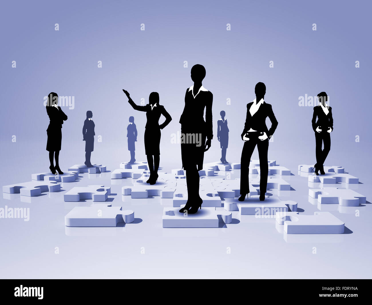 Symbol of social network and human figures Stock Photo - Alamy