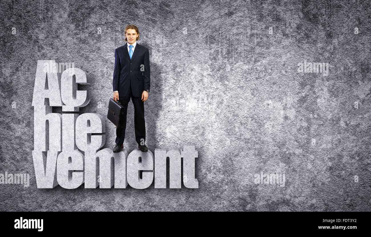 Image of confident business preson with awaiting career growth Stock ...