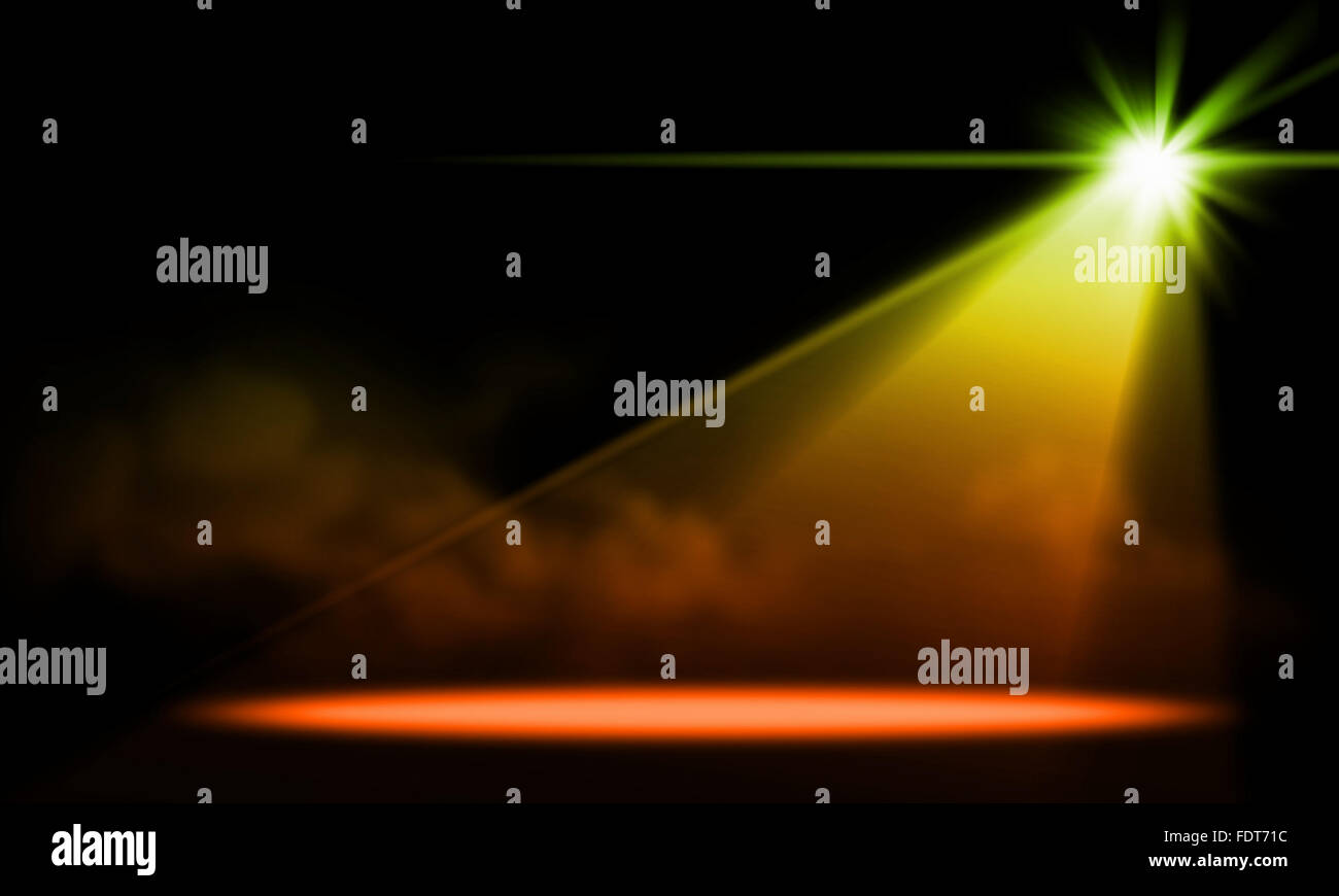 colorful and vivid stage spotlight on stage background Stock Photo - Alamy