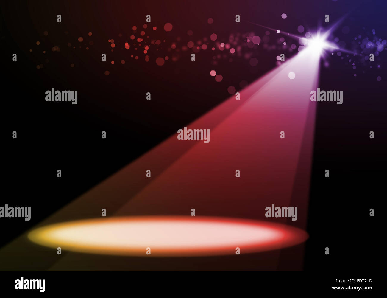 colorful and vivid stage spotlight on stage background Stock Photo - Alamy
