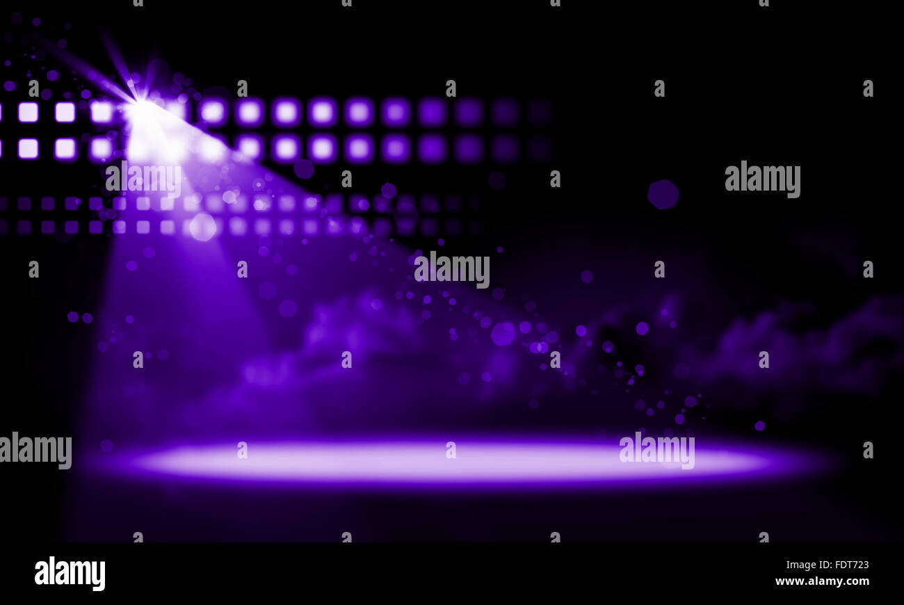 colorful and vivid stage spotlight on stage background Stock Photo - Alamy