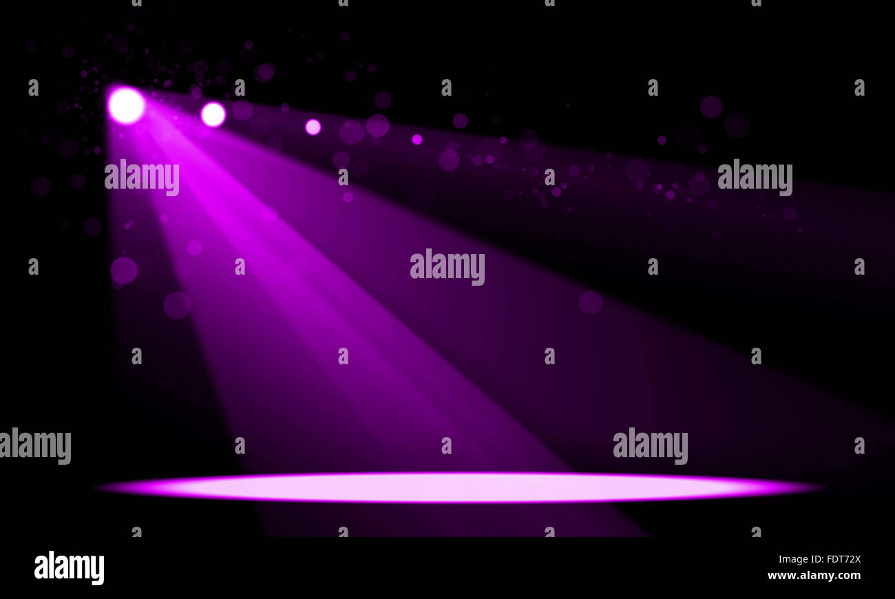 colorful and vivid stage spotlight on stage background Stock Photo - Alamy
