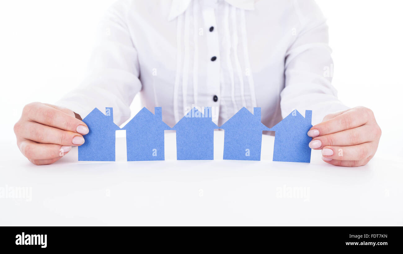 The concept of safe houses Stock Photo - Alamy