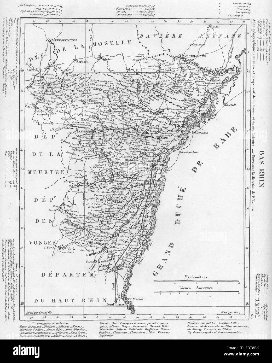 Bas Rhin Map High Resolution Stock Photography and Images - Alamy