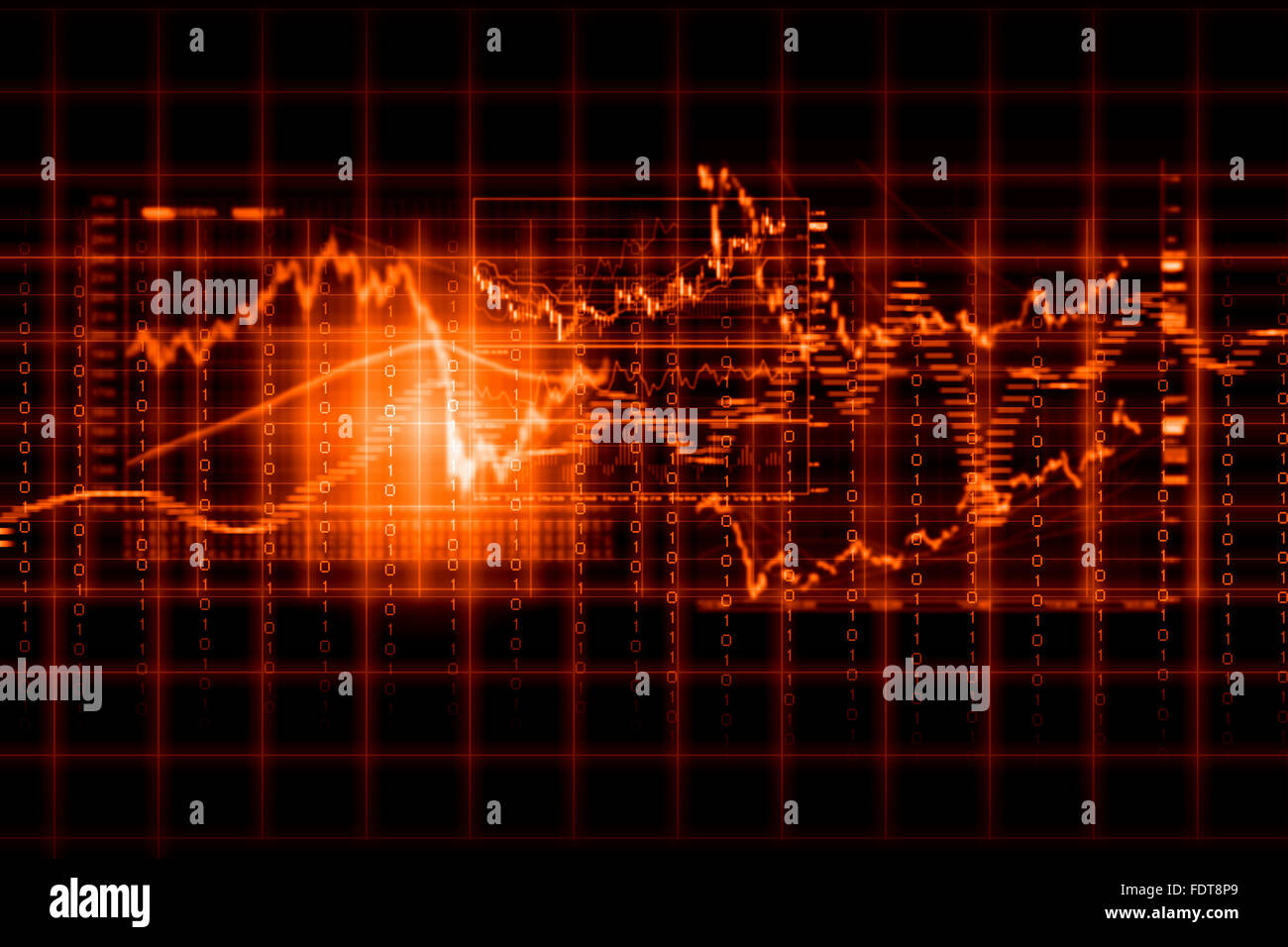 Business graph with arrow showing profits and gains Stock Photo - Alamy