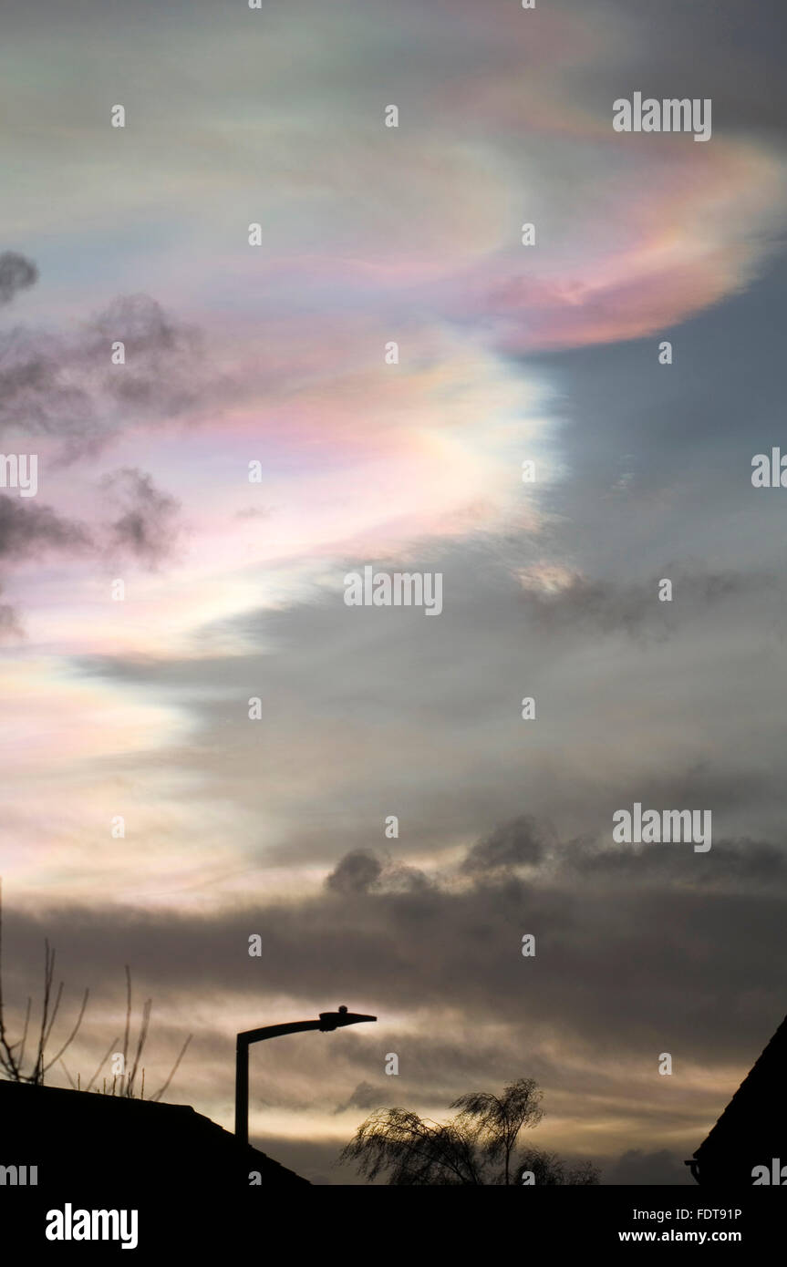 Nacreous clouds uk hi-res stock photography and images - Alamy