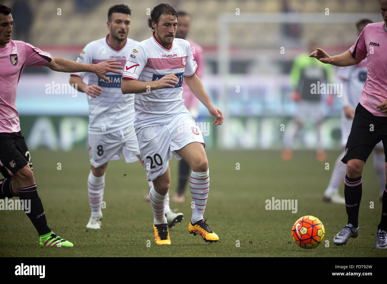 Modena, Italy. 30th Jan, 2016. Lorenzo Lollo (Carpi) Football/Soccer ...