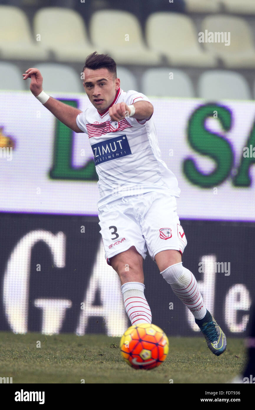Modena, Italy. 30th Jan, 2016. Gaetano Letizia (Carpi) Football/Soccer ...