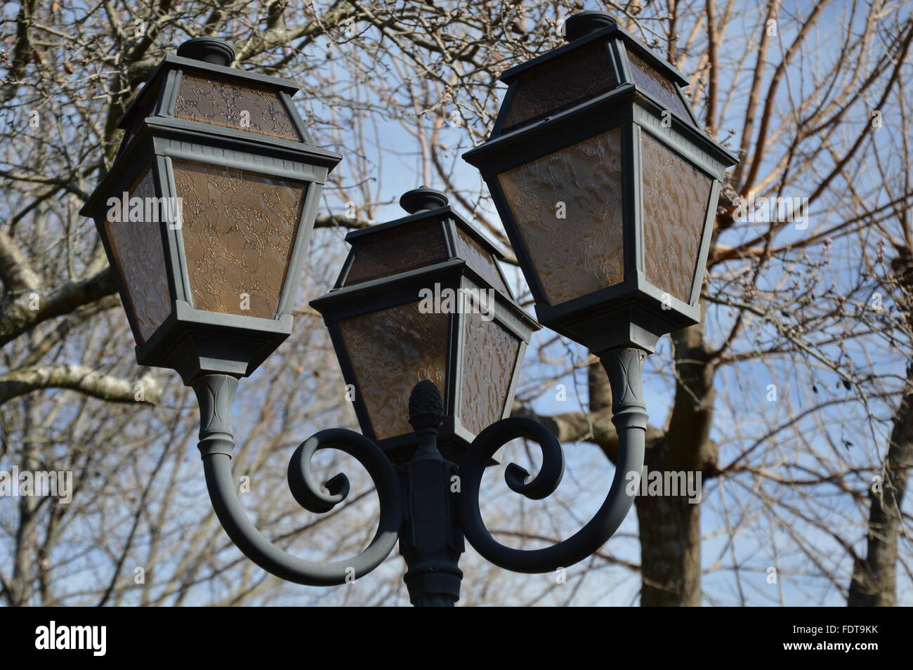Street Lights in the South of France Stock Photo - Alamy