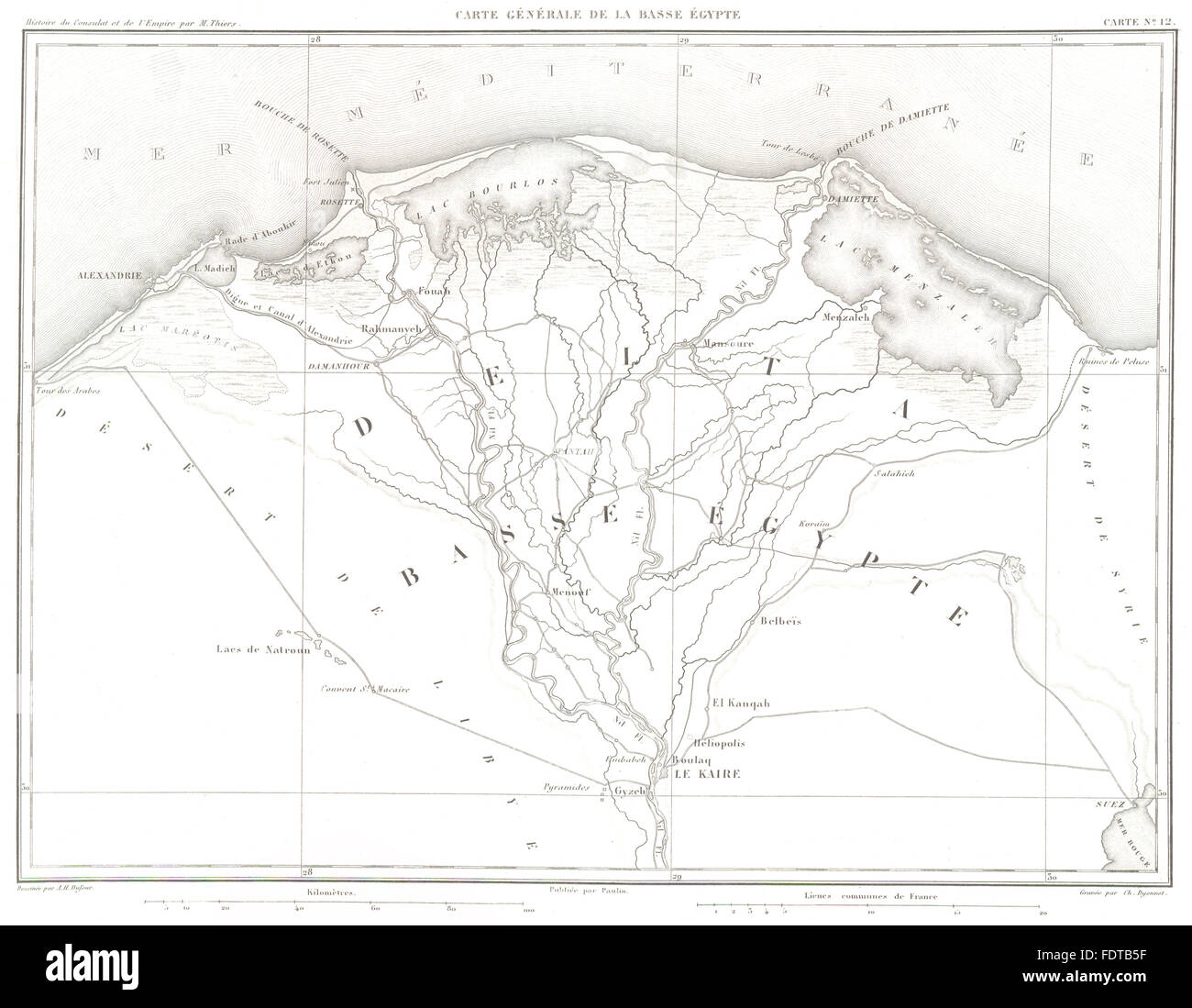 Map of the nile delta hi-res stock photography and images - Alamy