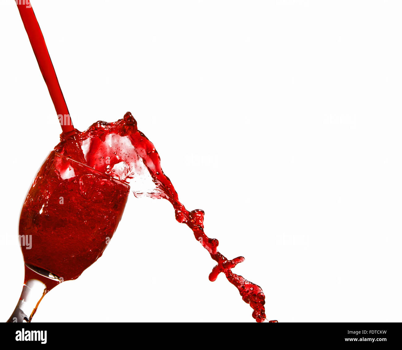 Juice splash isolated on white Stock Photo - Alamy