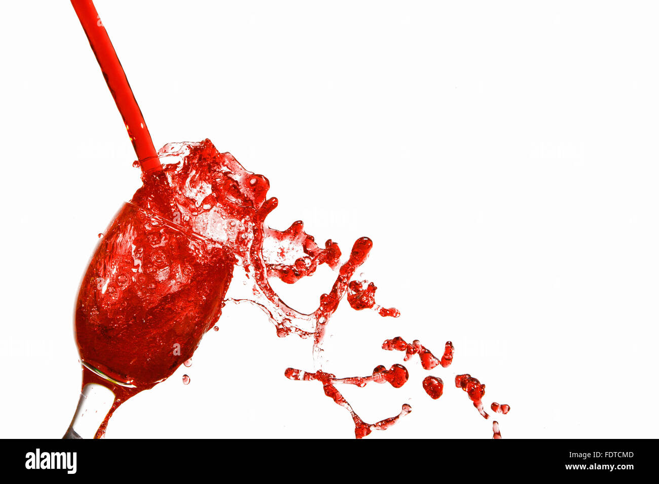 Juice splash isolated on white Stock Photo - Alamy