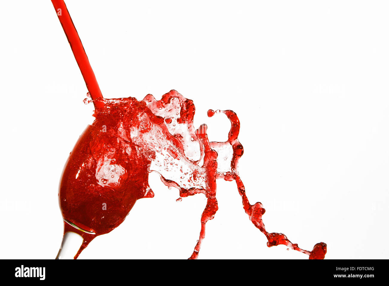 Juice splash isolated on white Stock Photo - Alamy