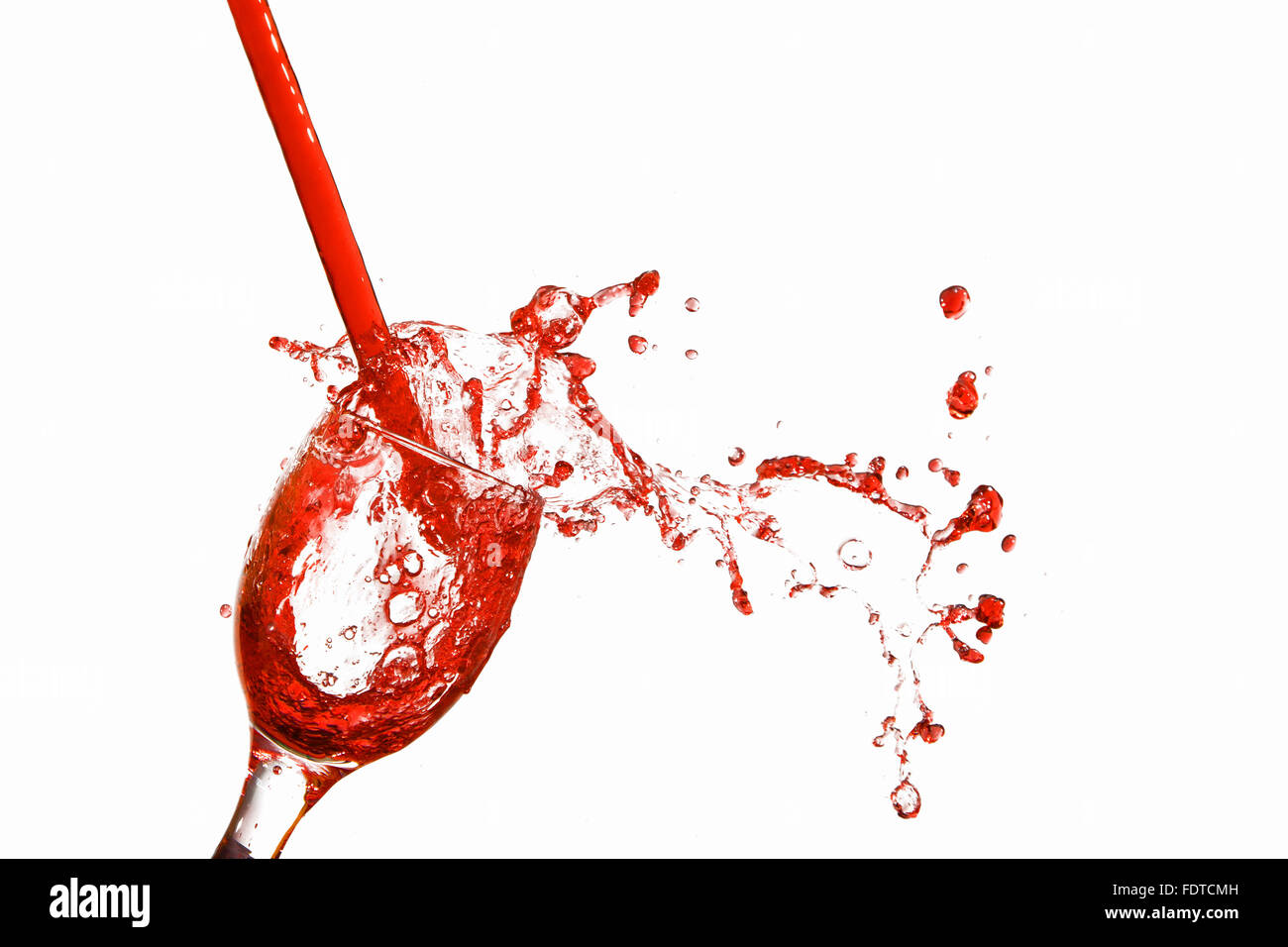 Juice splash isolated on white Stock Photo - Alamy