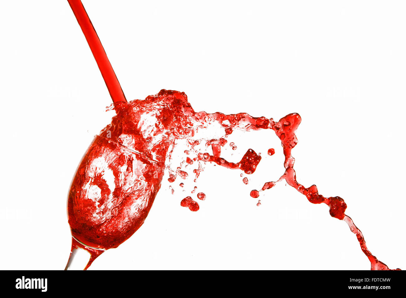 Juice splash isolated on white Stock Photo - Alamy