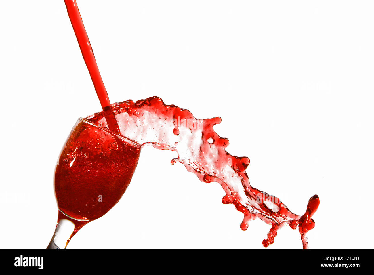 Juice splash isolated on white Stock Photo - Alamy