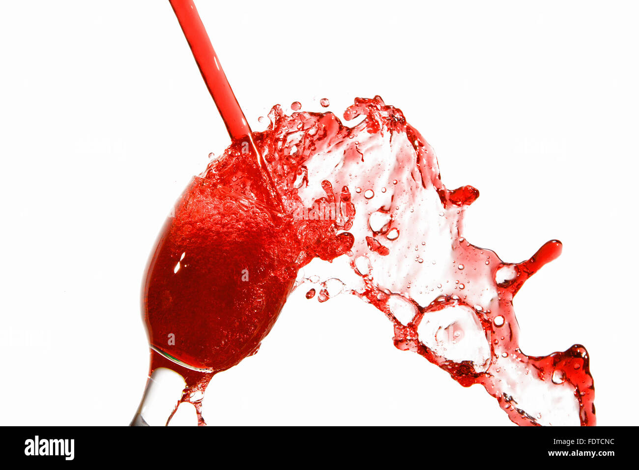 Juice splash isolated on white Stock Photo - Alamy