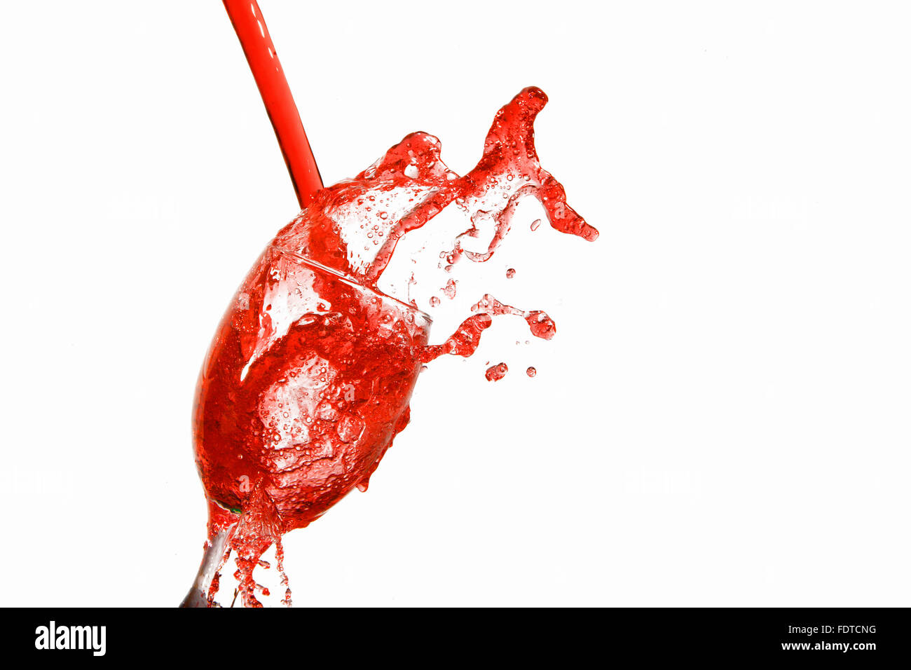 Juice splash isolated on white Stock Photo - Alamy