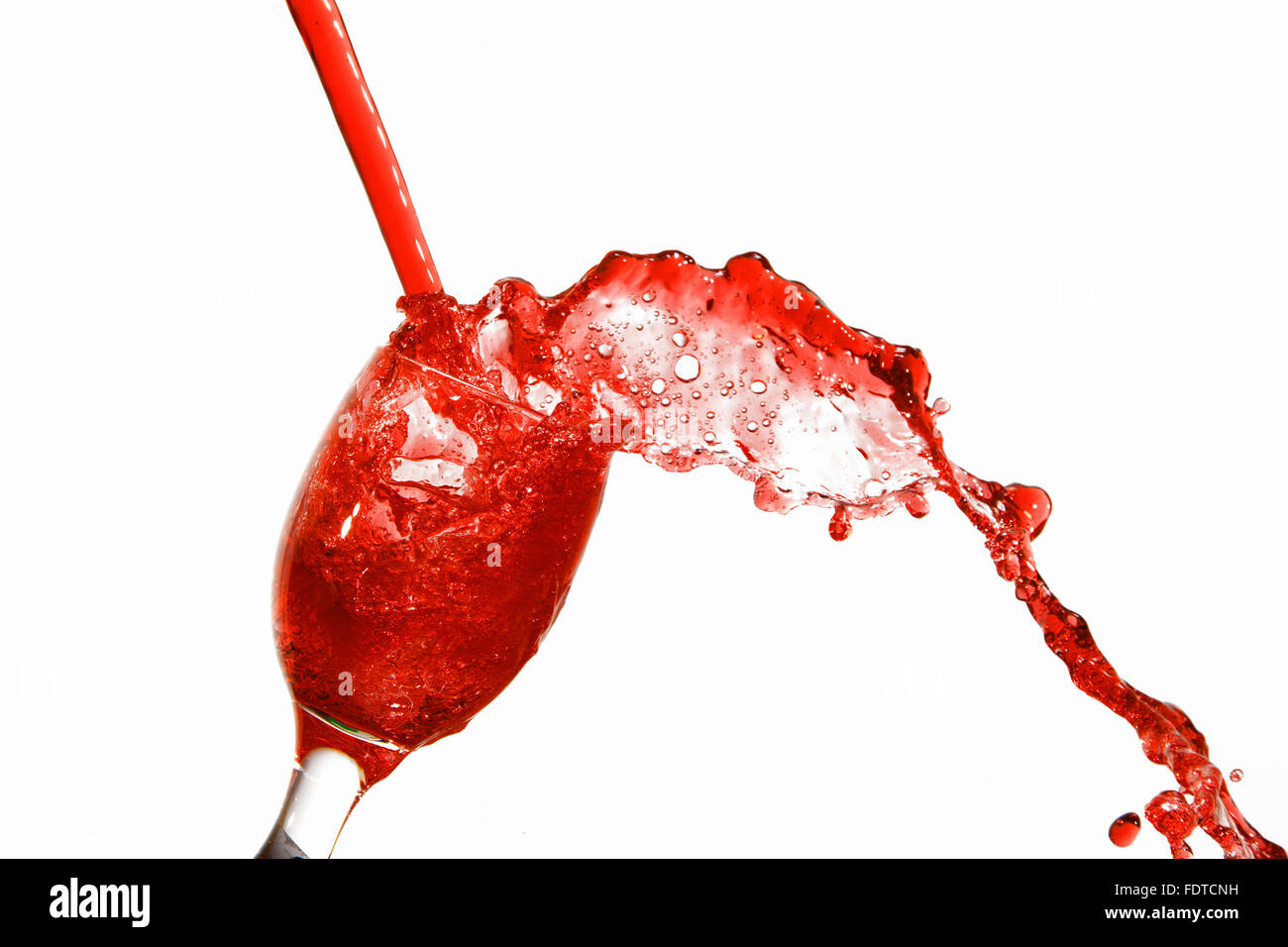 Juice splash isolated on white Stock Photo - Alamy